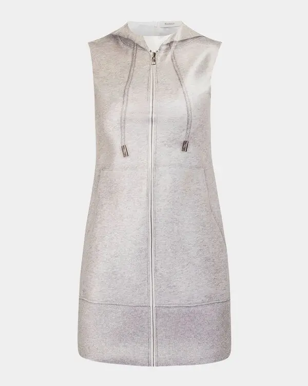 JW Anderson Trompe L'oeil Mini Shift Dress - Grey Melange