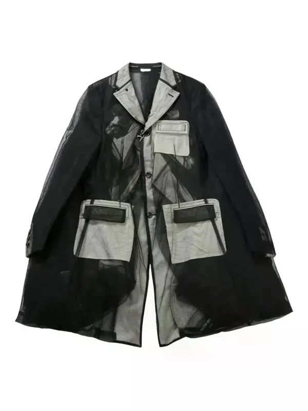 Comme Des Garçons Tulle-inserts Jacket