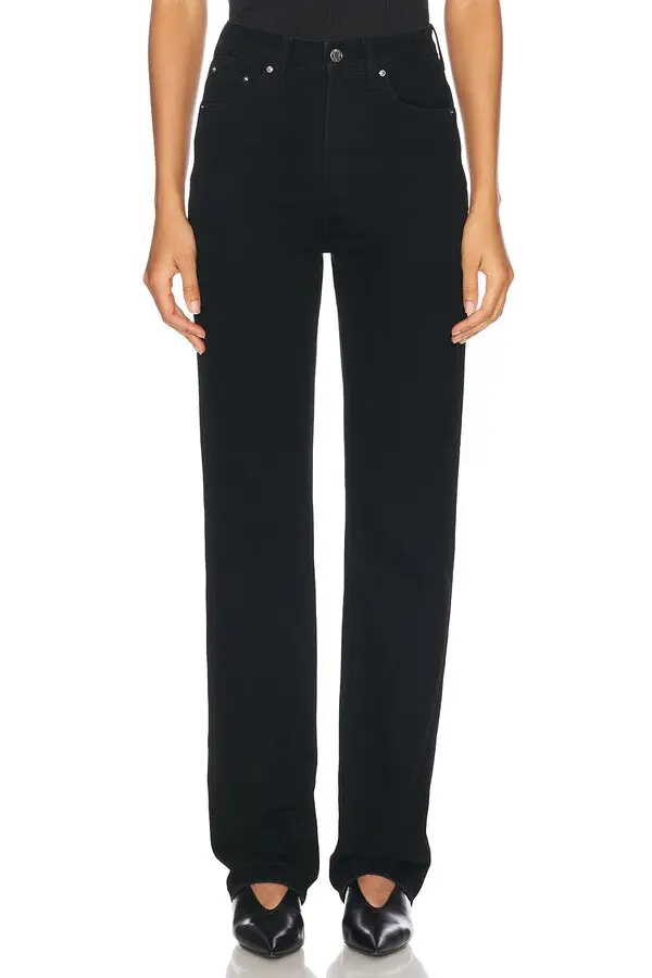 GRLFRND Sara Super High-rise Straight Jeans
