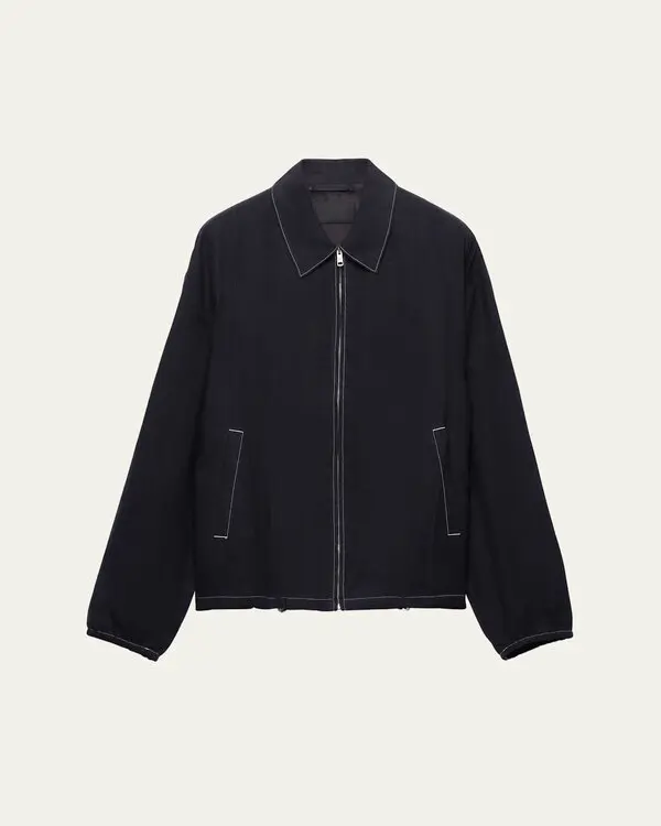 Prada Linen Zip Jacket