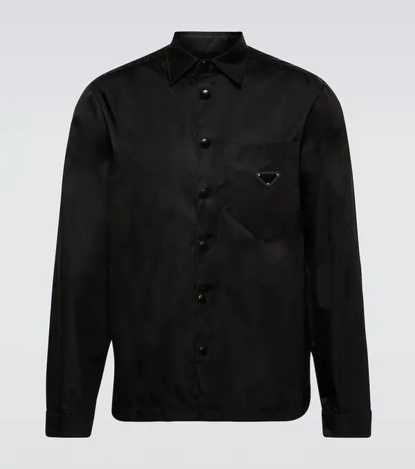 Prada Re-nylon Shirt Jacket - Black