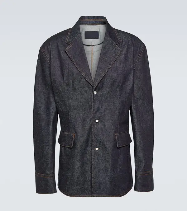 Prada Single-breasted Denim Jacket