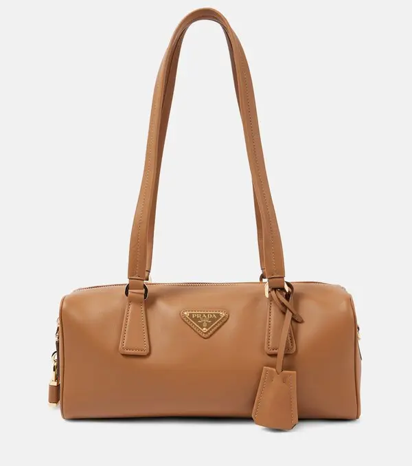 Prada Leather Shoulder Bag - Brown