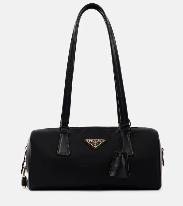 Prada Re-nylon And Leather Medium Tote