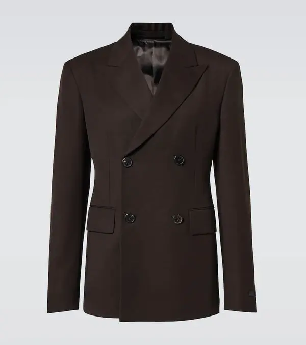 Prada Virgin Wool Gabardine Blazer