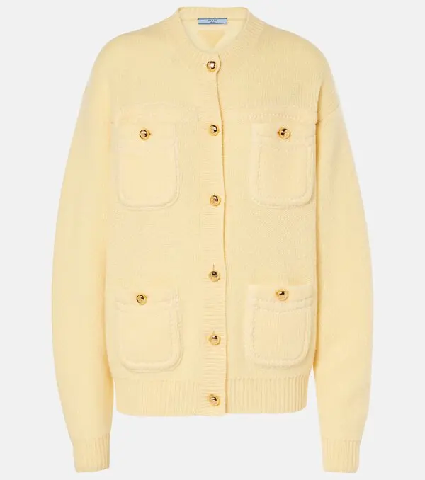 Prada Oversized Cashmere Cardigan