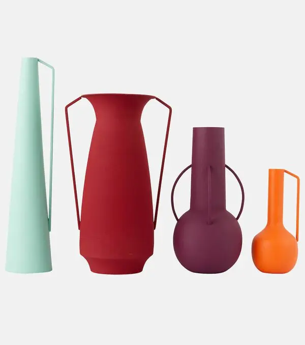 POLSPOTTEN Roman Set Of 4 Vases - Multicoloured