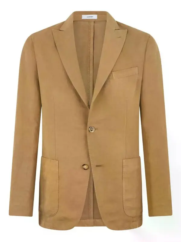 Boglioli Single-breasted Blazer - Brown