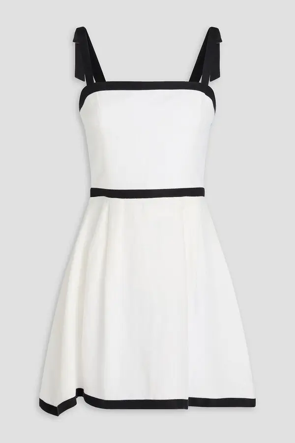 Alice + Olivia Eloisa Bow-detailed Mini Dress