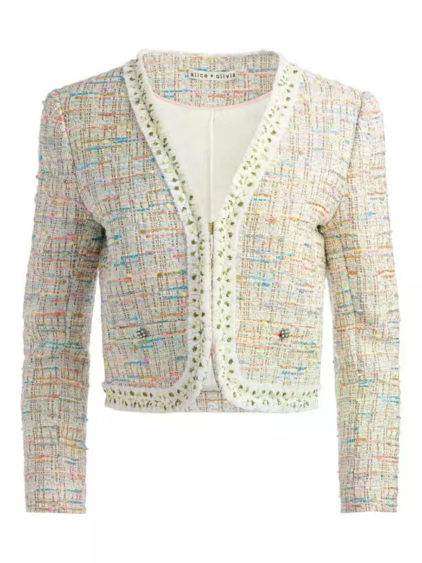 Alice + Olivia Peyton Embroidered Jacket