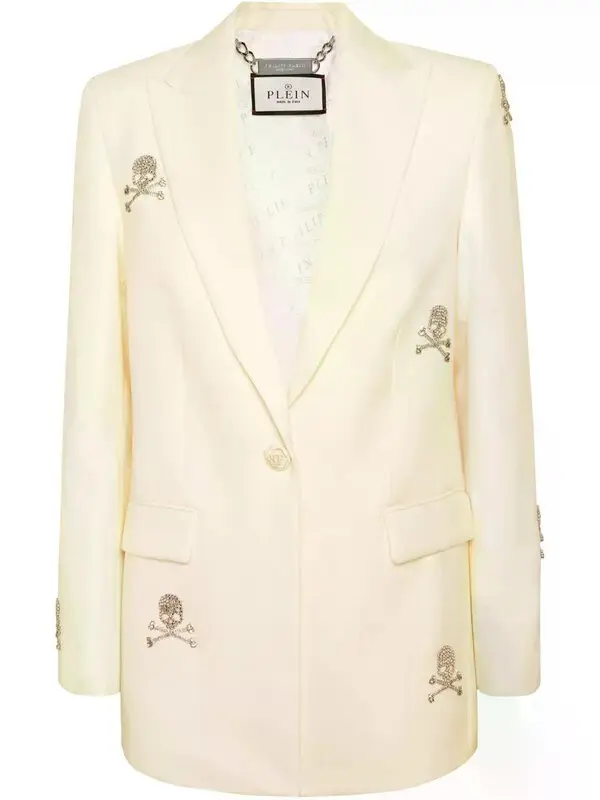 Philipp Plein Skull Strass Blazer
