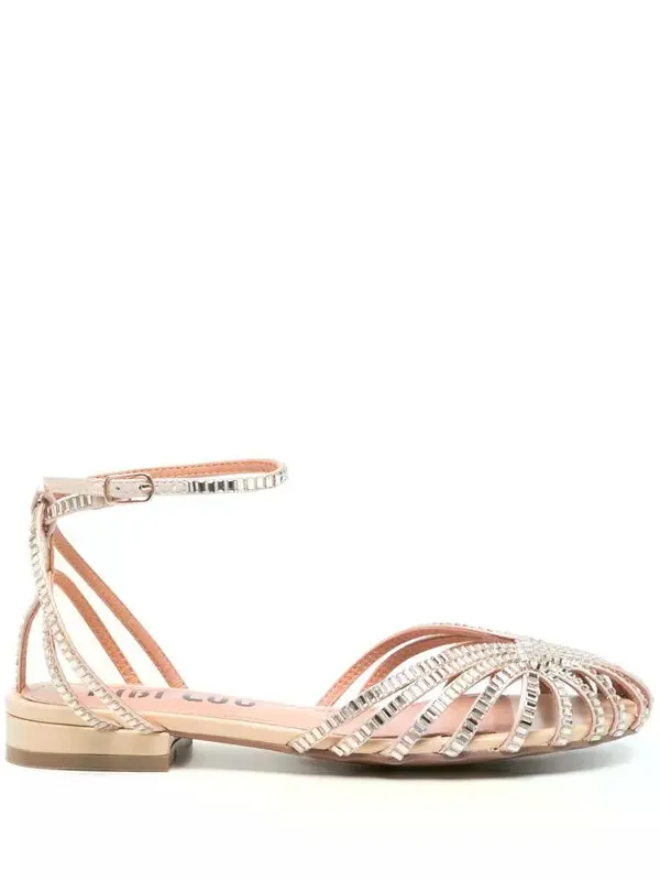 BIBI LOU Serabi Embellished Sandals - Neutrals