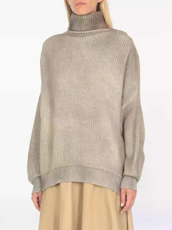 Avant Toi Ribbed Turtleneck Sweater