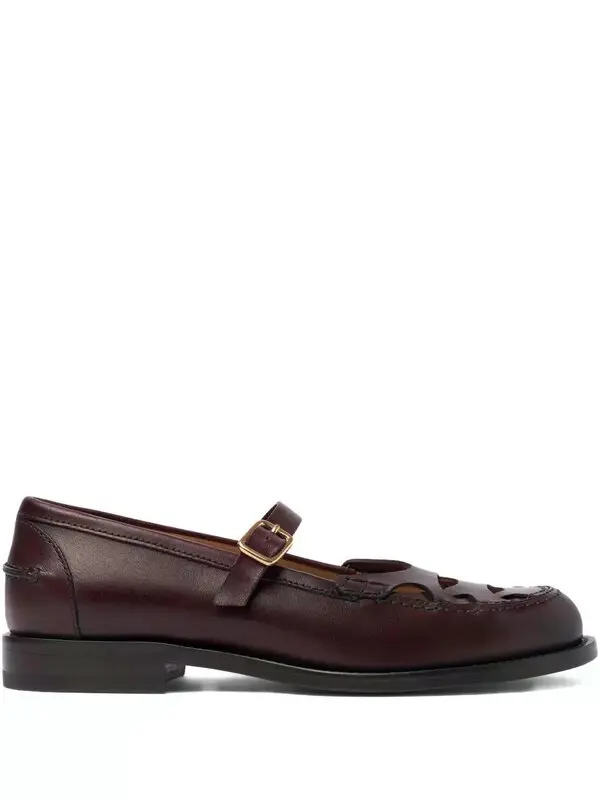 SCAROSSO Minni Loafers - Red