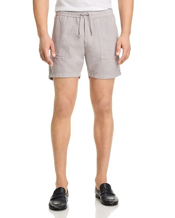 Bloomingdale'S Solid Linen 7" Shorts - Sand