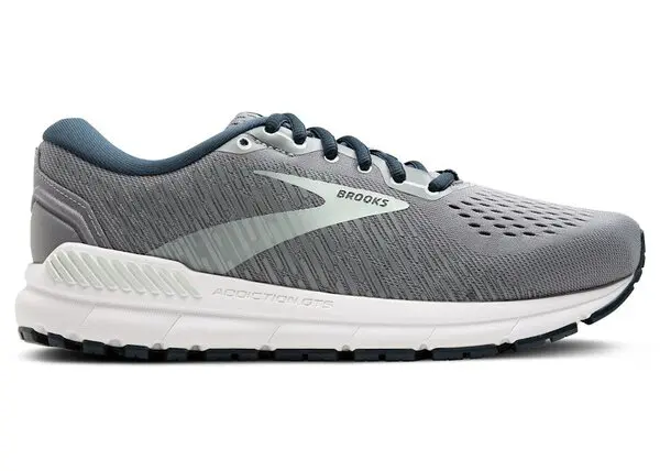 Brooks Addiction Gts 15 - Grey/navy Blue/aqua