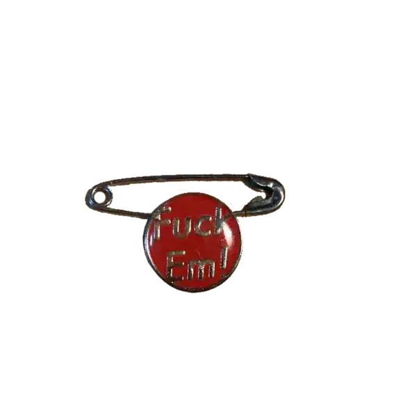 Supreme Fuck Em! Pin - Silver | Editorialist
