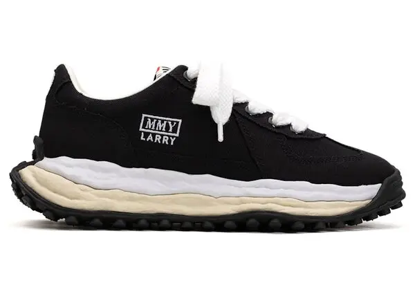 Mihara Yasuhiro Larry Og Sole Canvas Low Sneakers - Black
