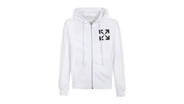 Off-White Single Arrow Slim Zip Hoodie