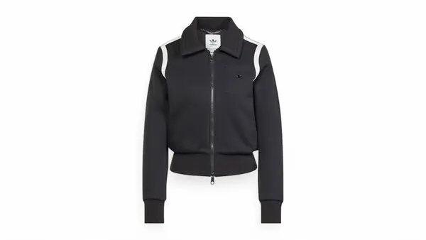 Adidas Premium Collared Track Top - Black