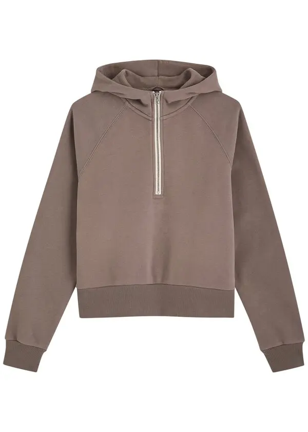 Vuori Restore Half-zip Hooded Sweatshirt - Mauve