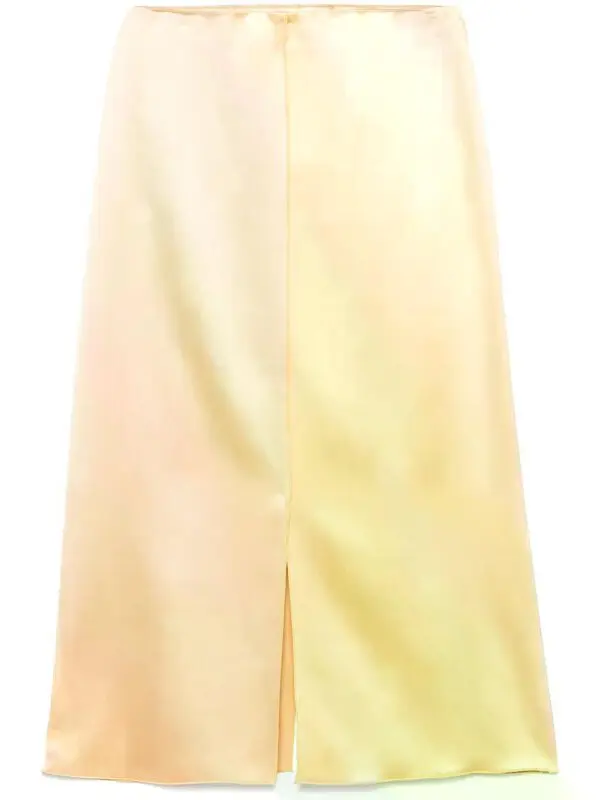 Altuzarra Satined Midi Skirt