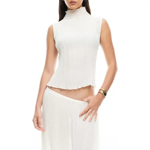 Lioness Ford Variegated Rib Tank - Ivory