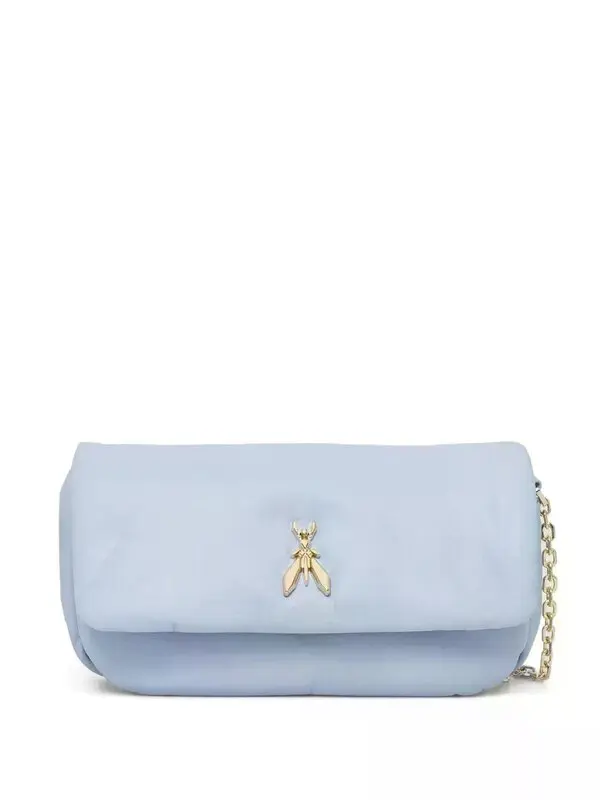 Patrizia Pepe Logo-plaque Crossbody Bag - Blue