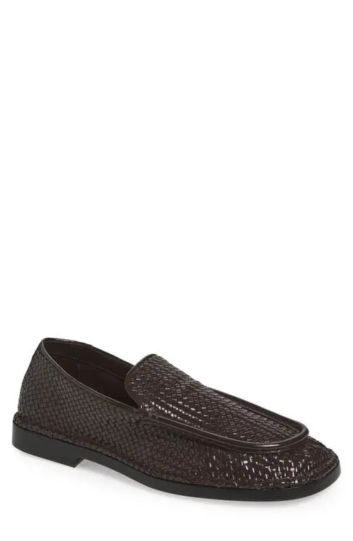 Bottega Veneta Intrecciato Leather Loafer - 2113 Fondant