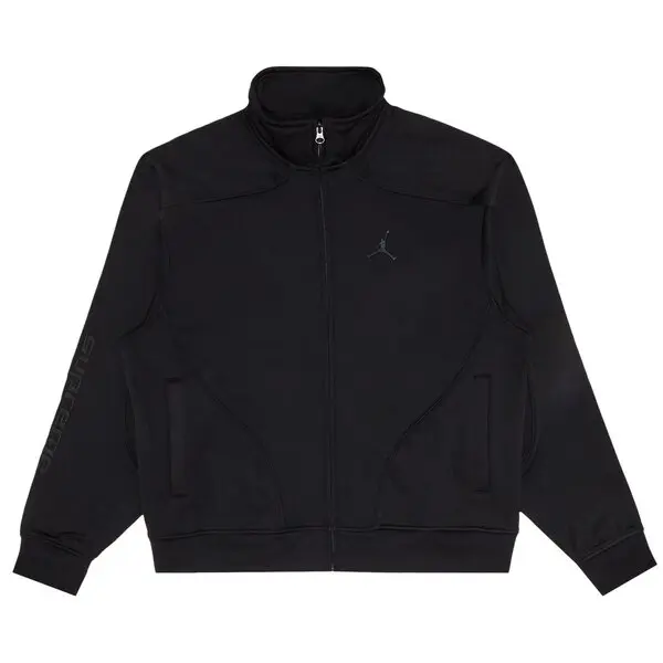 Supreme X Jordan Tricot Track Jacket - Black
