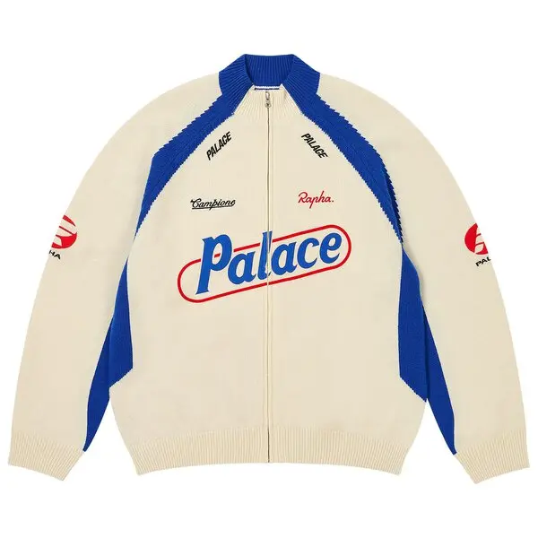PALACE Rapha Zip Knit - White