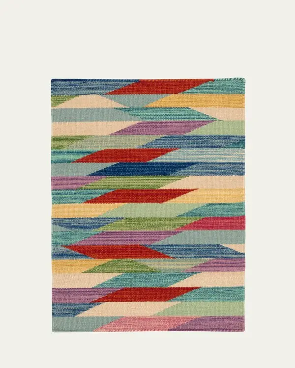 ANNIE SELKE X Kit Kemp Hotline Handwoven Rug, 8' X 10