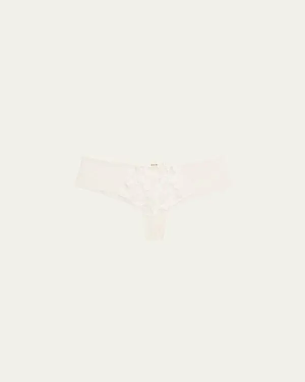 Chantelle Fleurs Floral Velvet Tulle Hipster Briefs