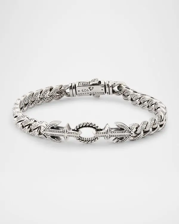 Konstantino Hydra Sterling Link Bracelet - Silver