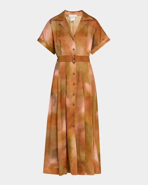 Lafayette 148 New York Belted Shirtdress