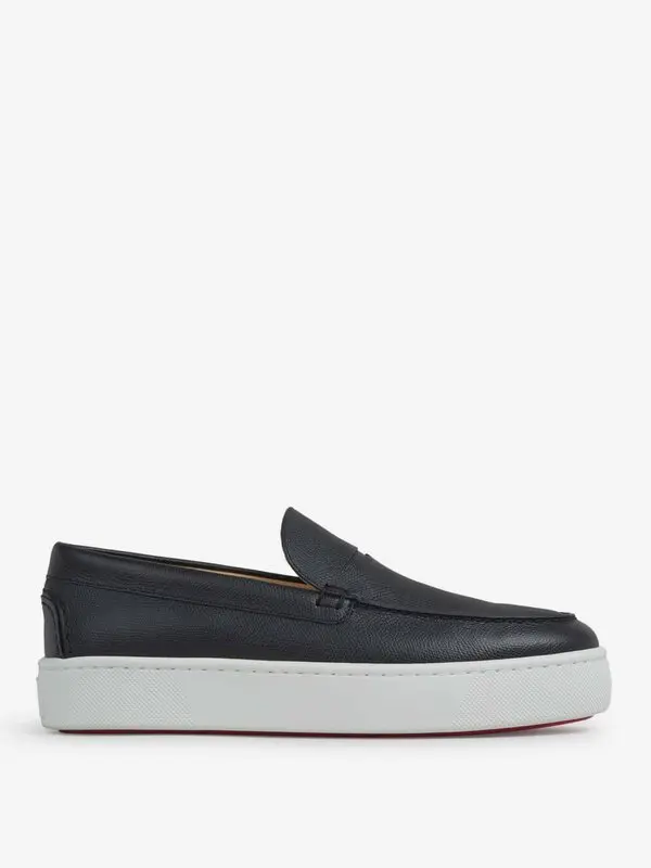 CHRISTIAN LOUBOUTIN Paqueboat Loafers - Navy Blue