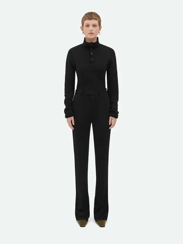 Bottega Veneta Viscose Flared Trousers