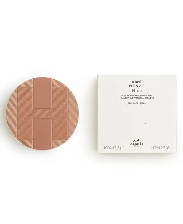 Hermès Plein Air H Trio Healthy Glow Mineral Powder Refill - 4 Sienne