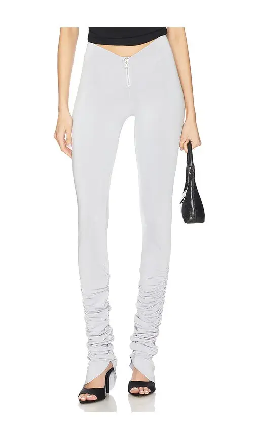 SAMI MIRO VINTAGE Shirred Zip Pants