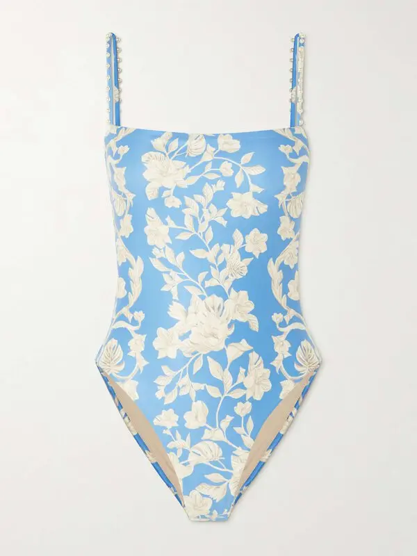 Agua Bendita Durazno Madera Swimsuit - Blue