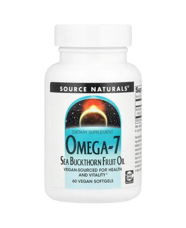 SOURCE NATURALS Omega-7 Sea Buckthorn Fruit Oil