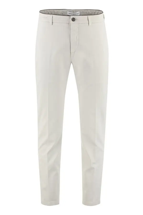 DEPARTMENT 5 Prince Cotton Chino Trousers - Grey