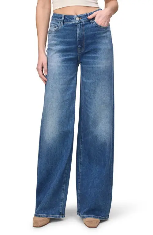 Warp + Weft High-waist Wide Leg Jeans - Cuff It