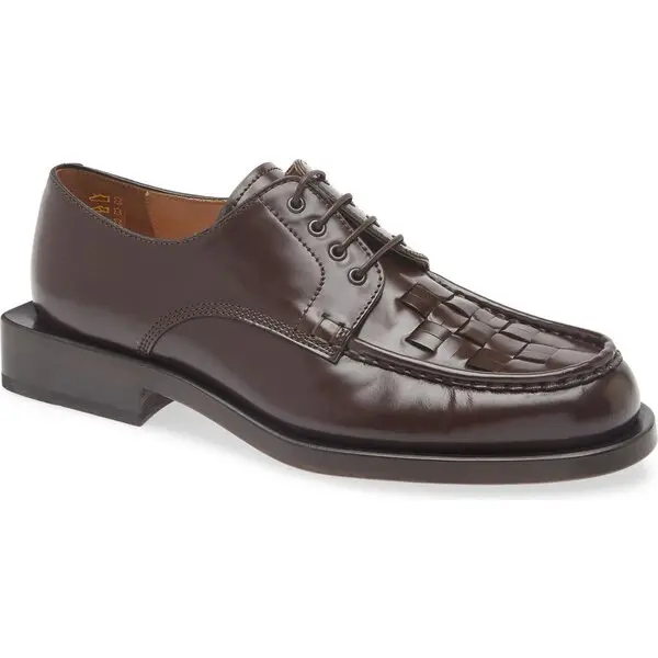 Jacquemus Les Derbies Tresses Woven Derby - Dark Brown 880