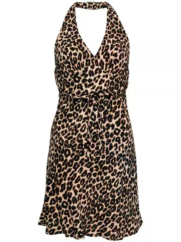 open lace back dress Reformation Selah Silk Leopard Print Scoop Neck Maxi Dress – The Closet New  York