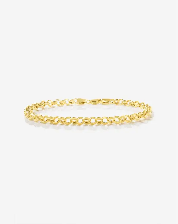 Ring Concierge Hollow Rolo Chain Bracelet