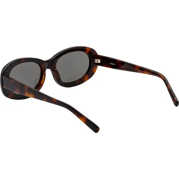 ITALIC Celeste Oval Acetate Sunglasses - Honey Tortoise