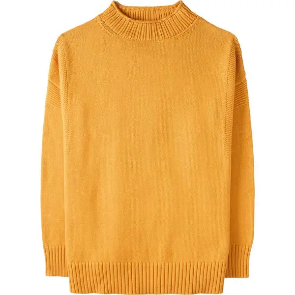 CELTIC & CO. Purl Detail Gansey Sweater