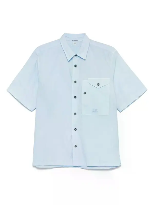 C.P. COMPANY Short Sleeve Poplin Shirt