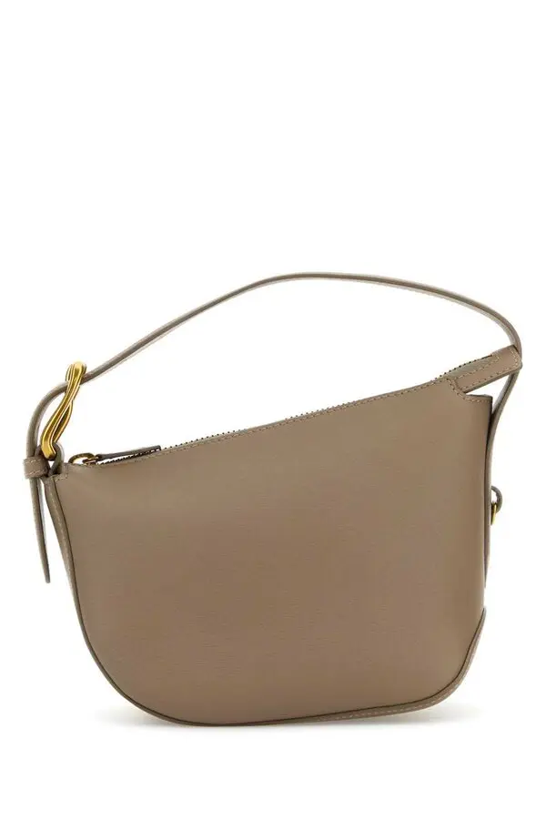 J & M DAVIDSON Zip Quiver Handbag - Beige O Tan